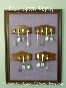 DIY Baby Spoon Display {Ugly Duckling Dining Room}